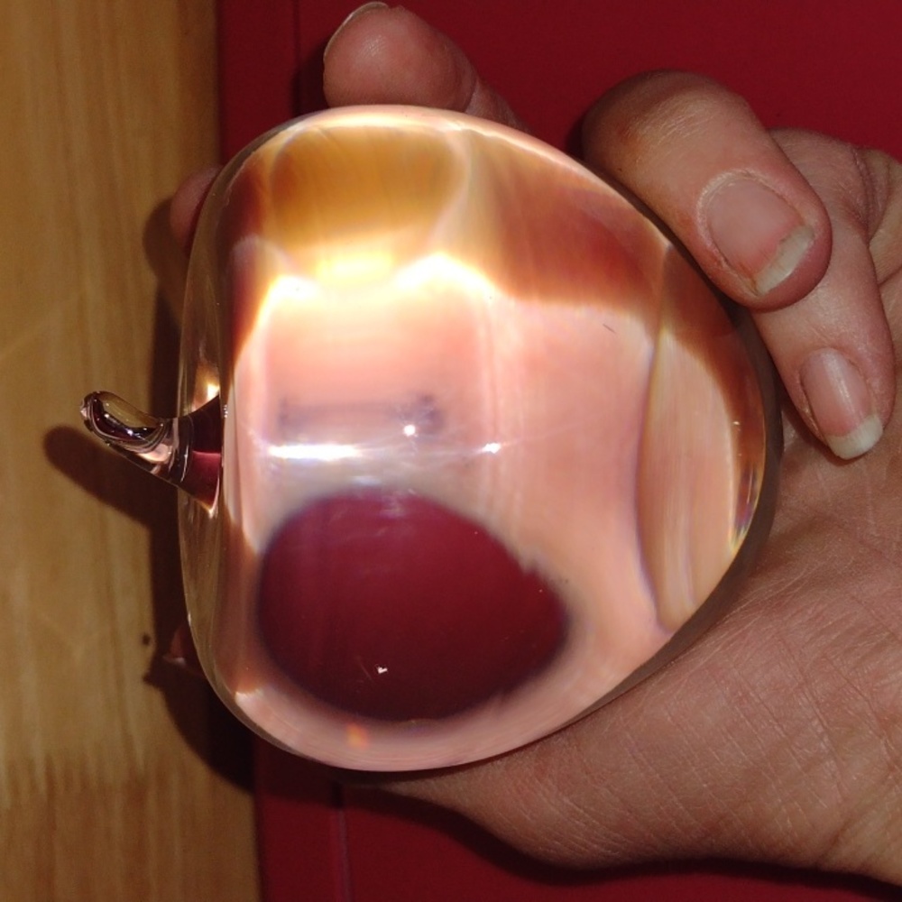 Vintage Rare Tiffany & Co. Crystal Apple - Gem